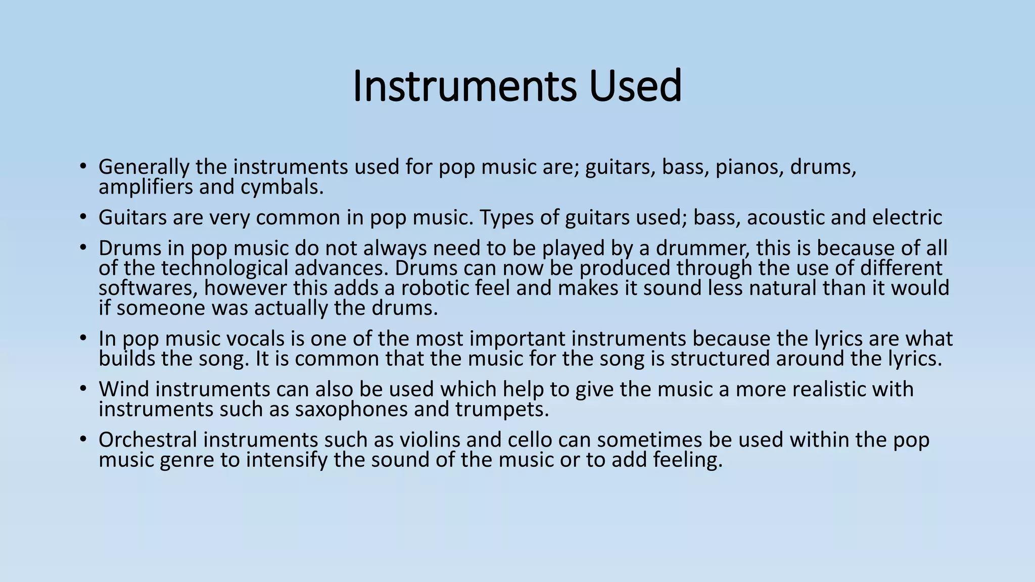 History of pop music | PPT