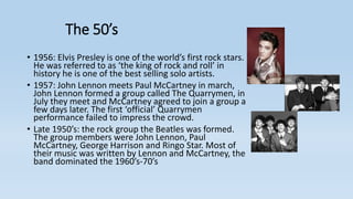 History of pop music | PPT