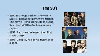 History of pop music | PPTX