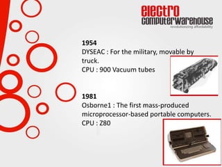 History of portable computing | PPTX