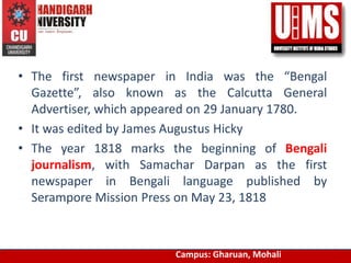 History of print and broadcasting | PPTX