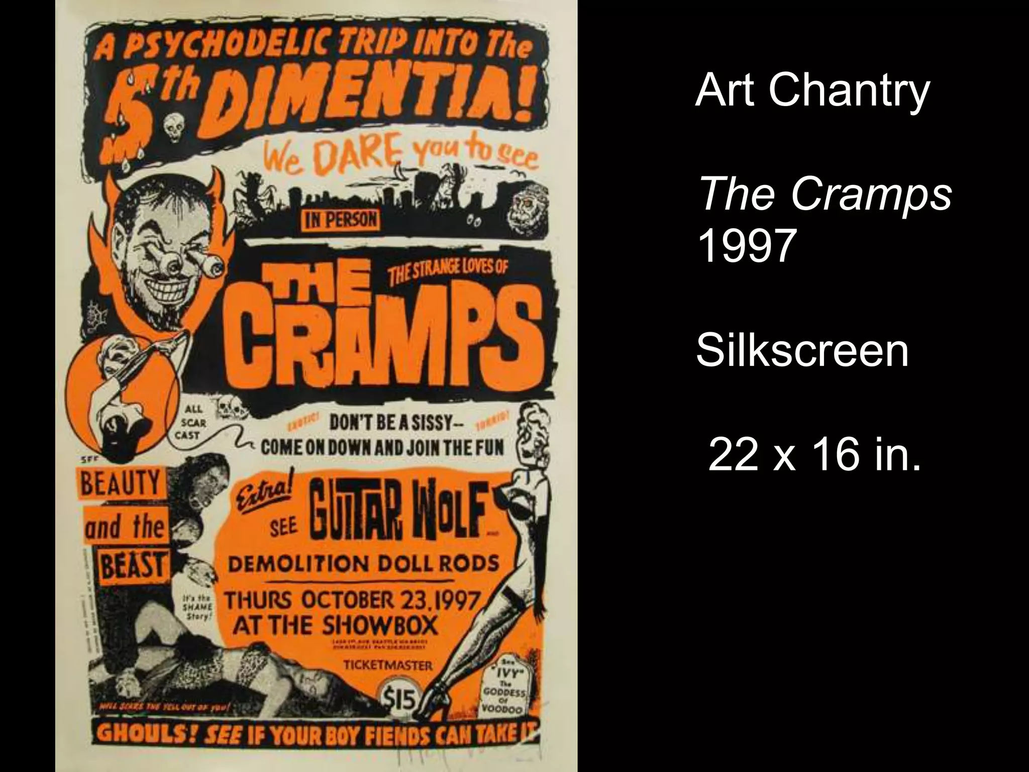 Contemporary gig posters | PPTX