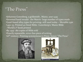 History of print with respect to media | PPTX | Desktop Publishing ...