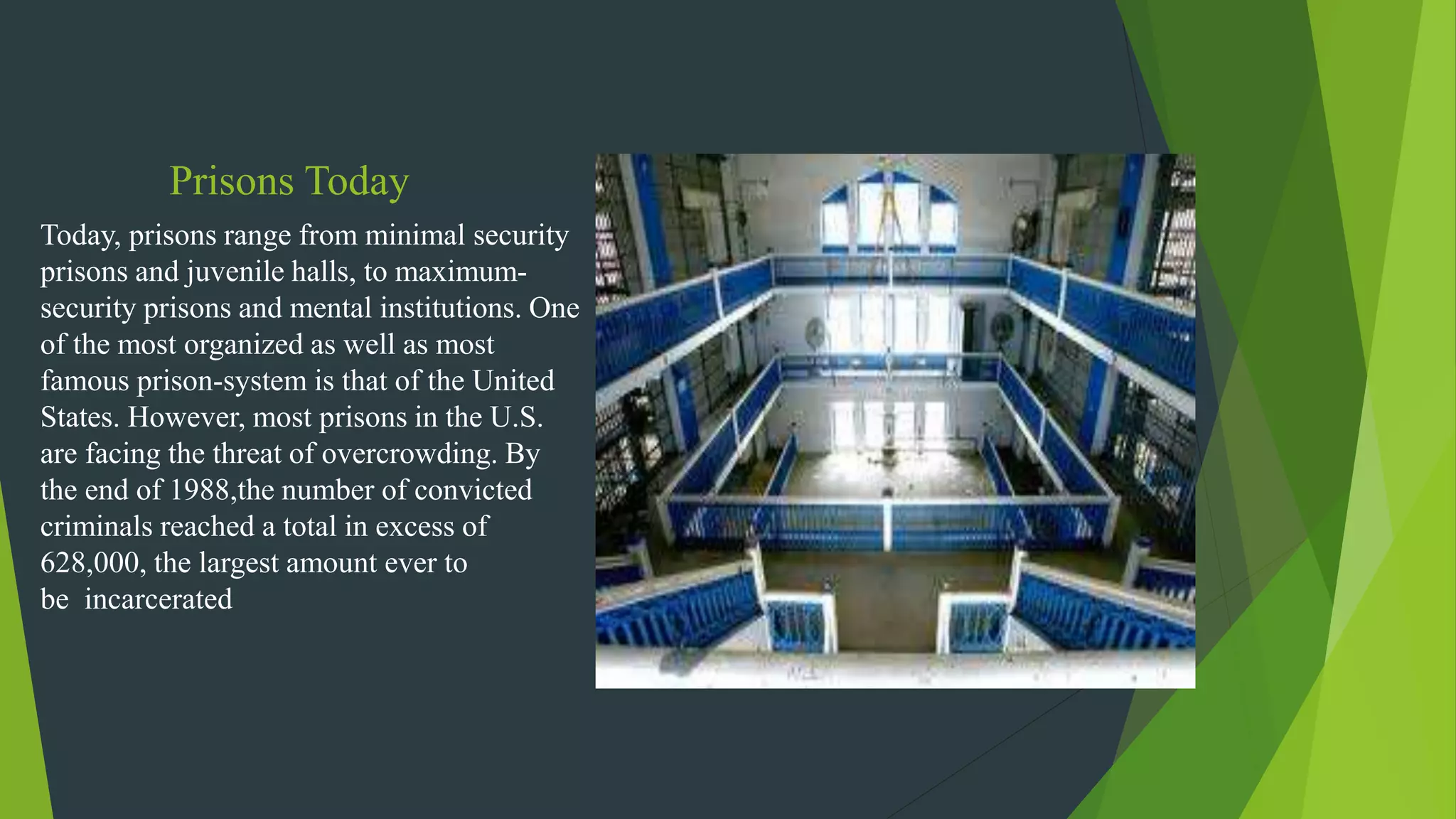 History of prisons in america | PPTX