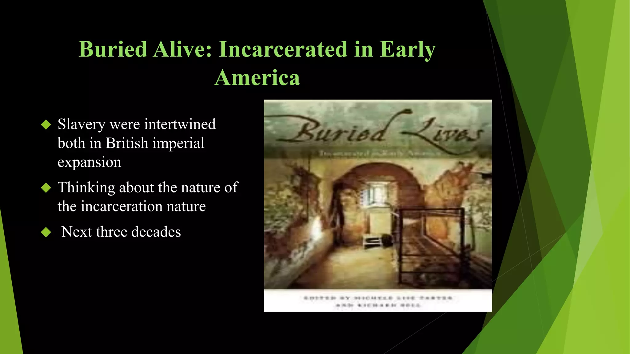 History of prisons in america | PPTX