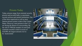 History of prisons in america | PPTX