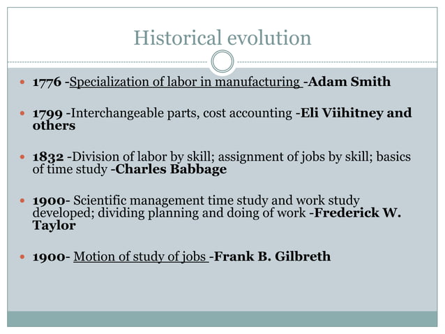 History of production and operations management | PPTX