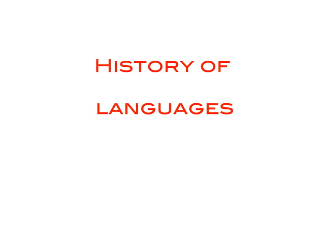 History of programming languages | PPT