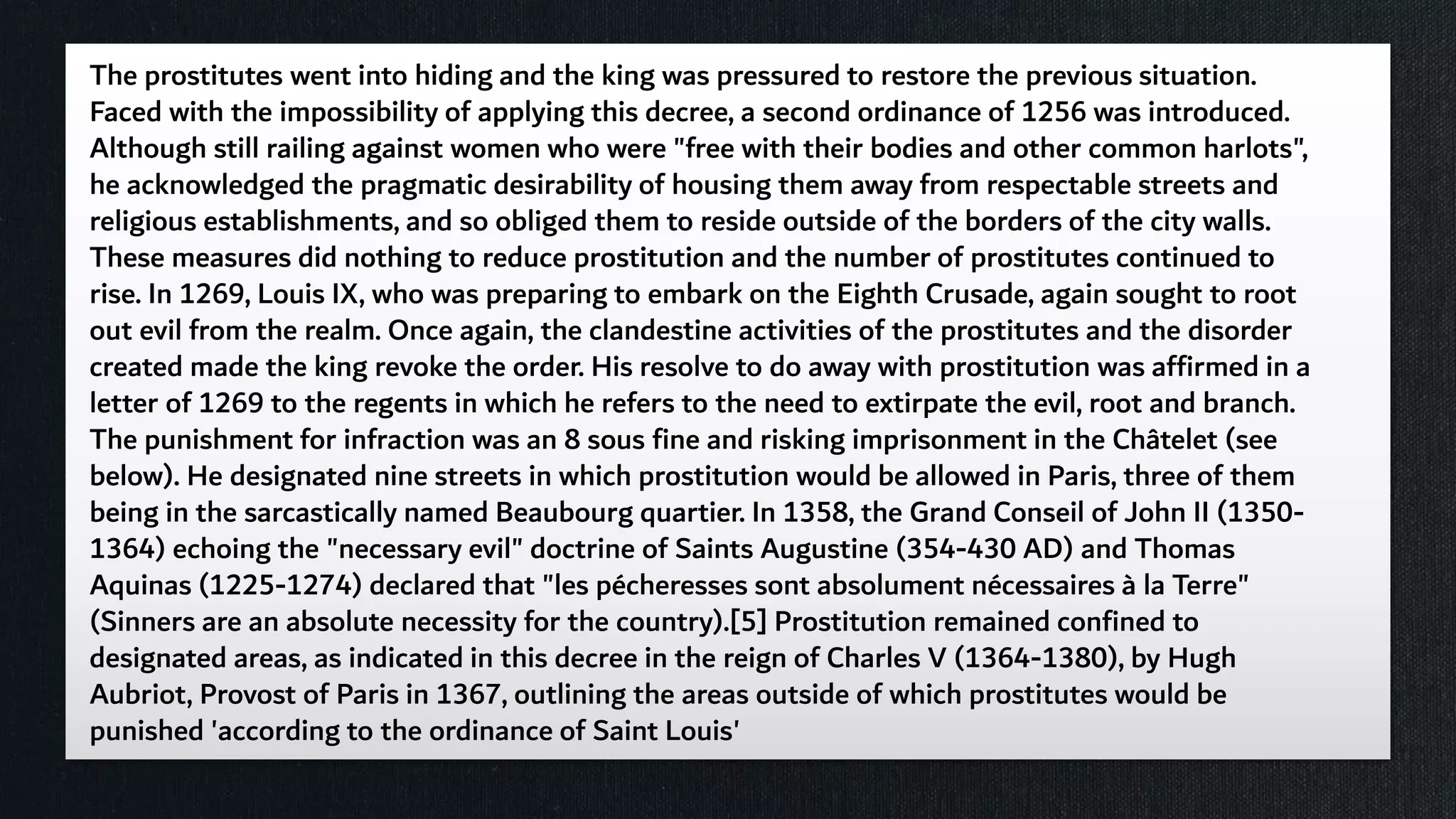 History of prostitution in France | PDF