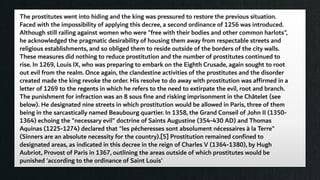 History of prostitution in France | PDF