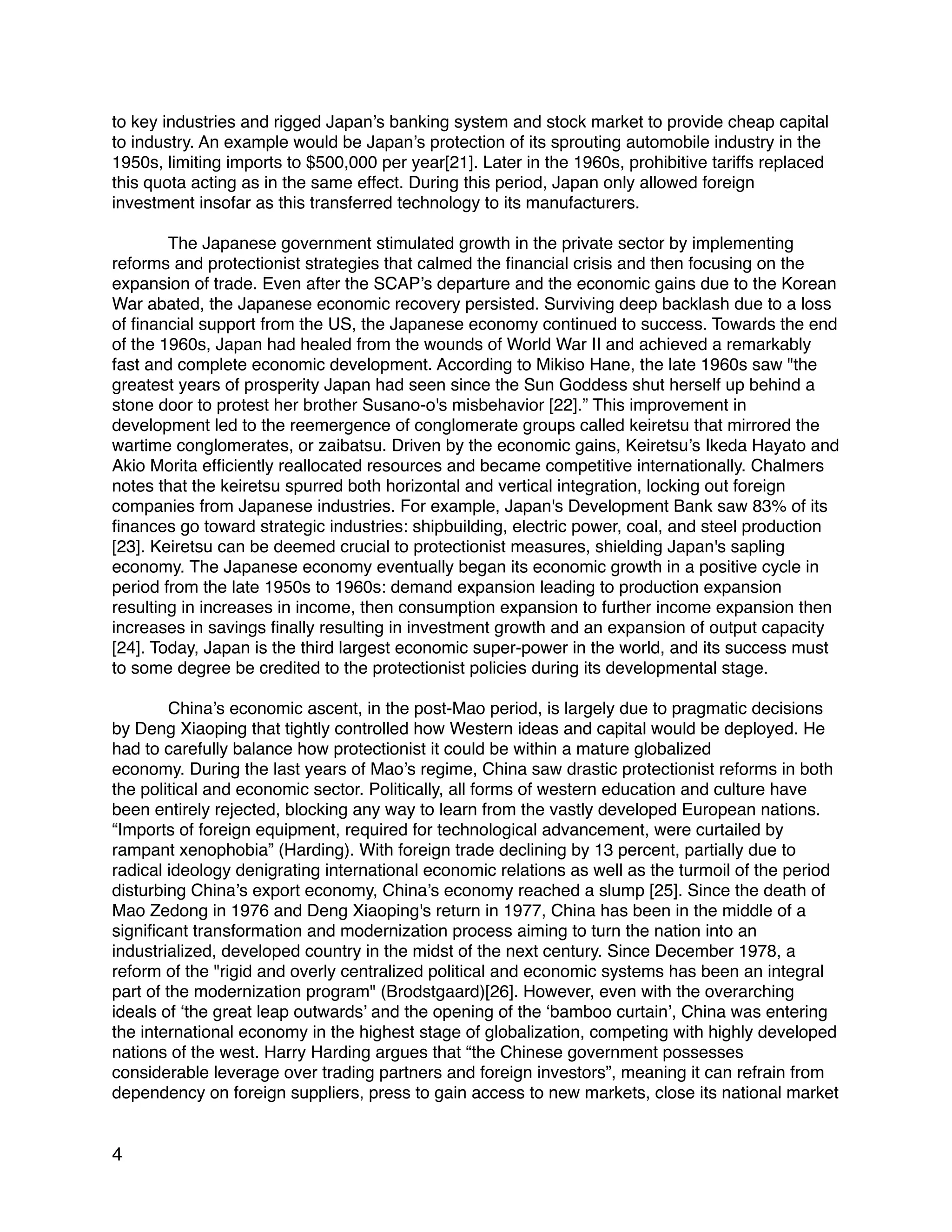 History of Protectionism | PDF