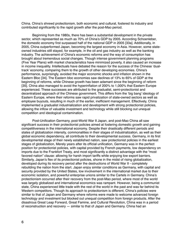 History of Protectionism | PDF