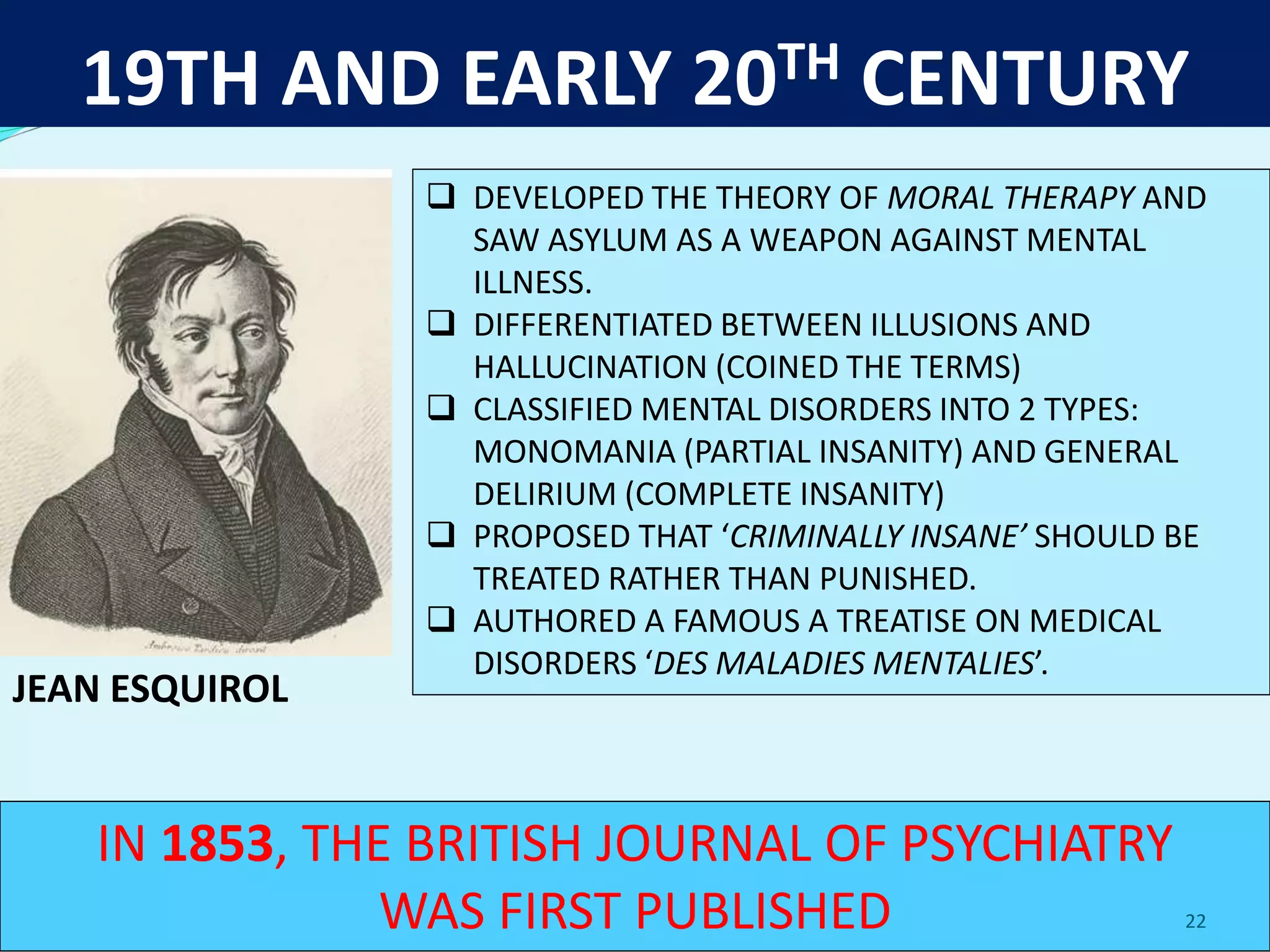 HISTORY OF PSYCHIATRY | PPTX