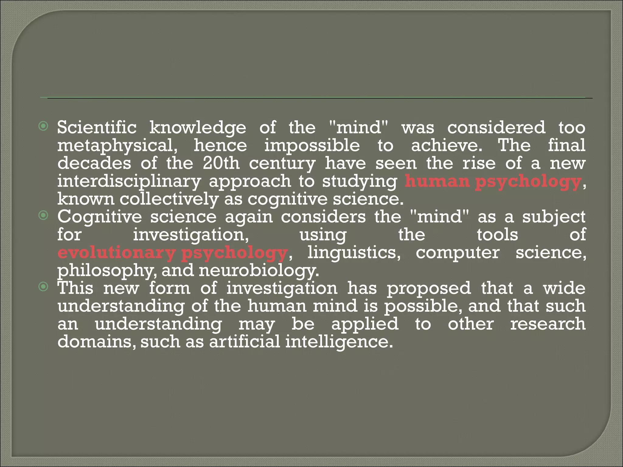 History of psychology | PPT