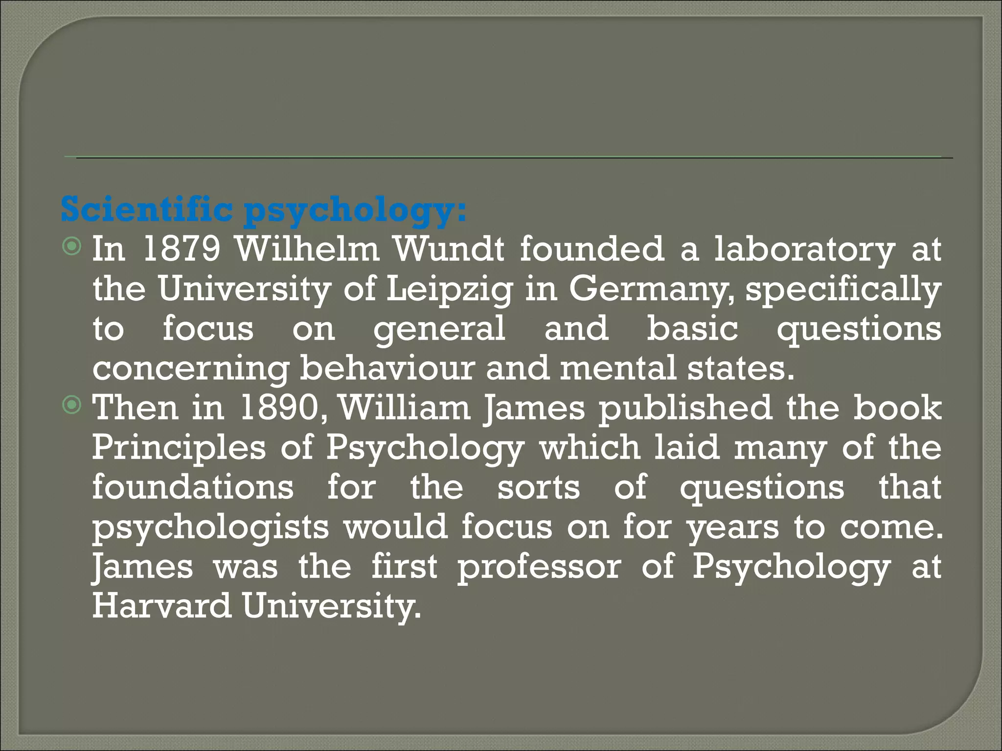 History of psychology | PPT