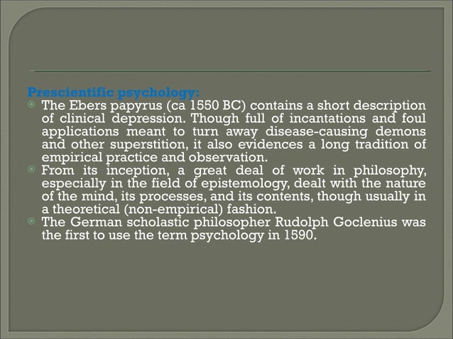 History of psychology | PPT