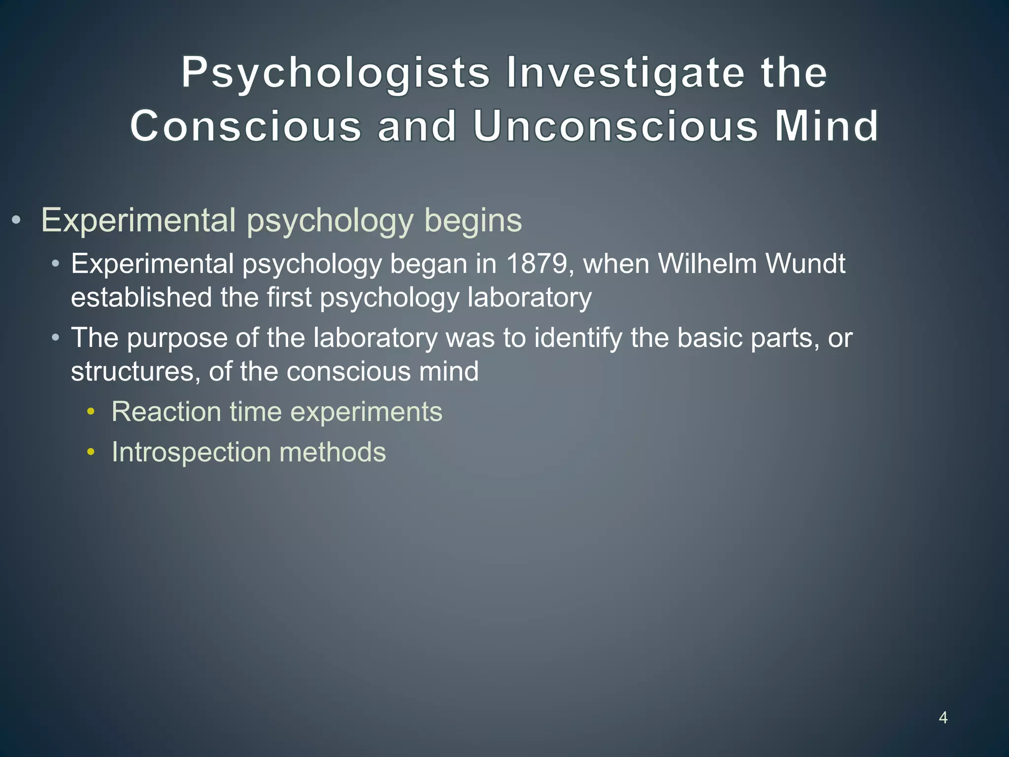 History of psychology | PPTX | Science