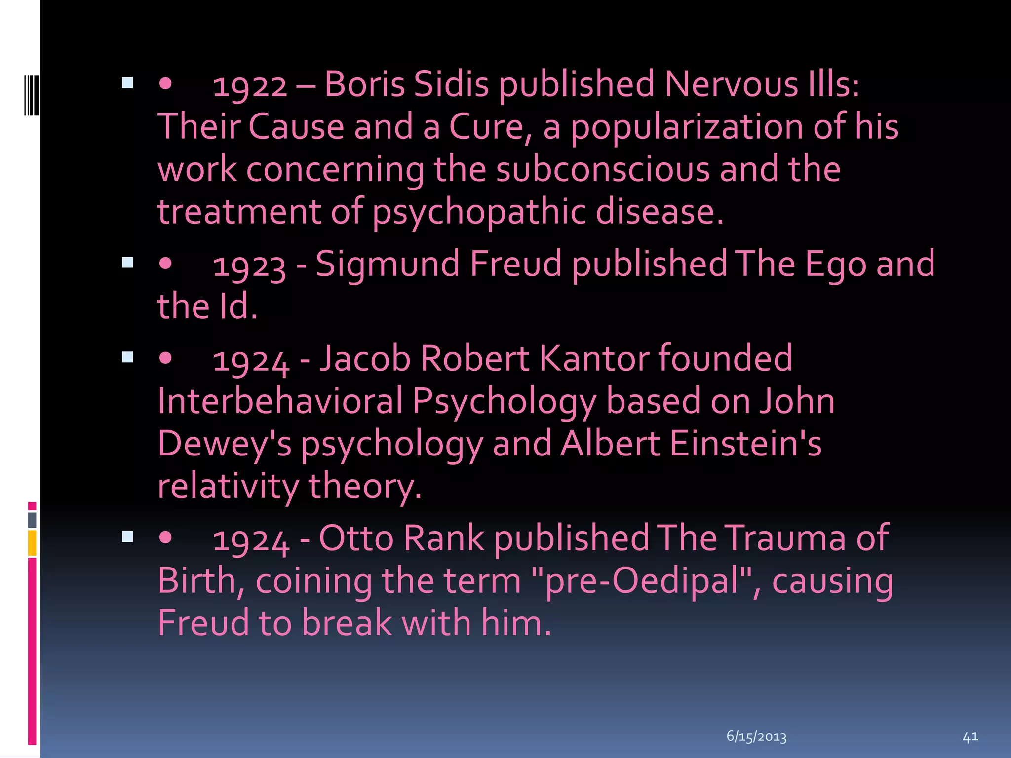 History of psychology (powerpoint) | PPTX | Science
