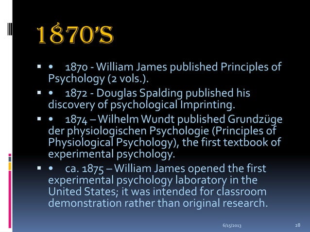 History of psychology (powerpoint) | PPTX | Science