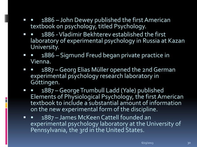 History of psychology (powerpoint) | PPTX | Science