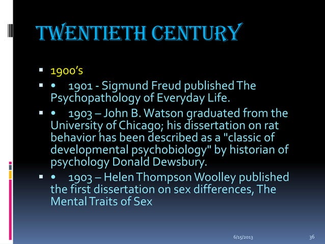 History of psychology (powerpoint) | PPTX | Science