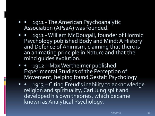 History of psychology (powerpoint) | PPTX | Science