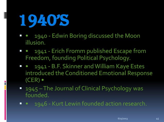 History of psychology (powerpoint) | PPTX | Science