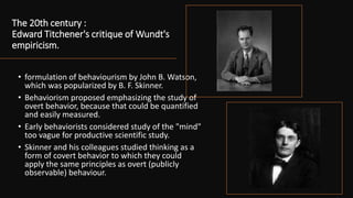 Brief History of psychology | PPTX