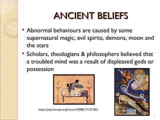History of Psychopathology in world and importance | PPT