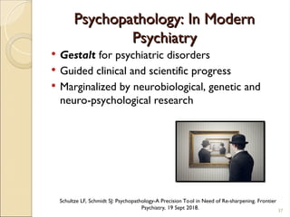 History of Psychopathology in world and importance | PPT