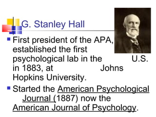 History of psych unit 1 | PPT