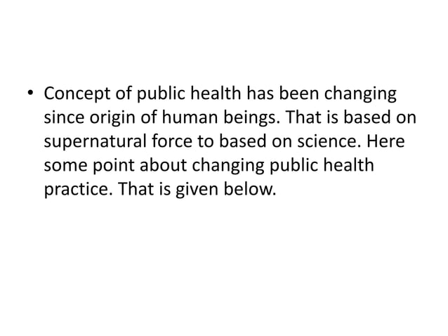 History of public health | PPTX | Infectious Diseases | Diseases and ...