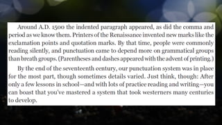 History of punctuation | ODP