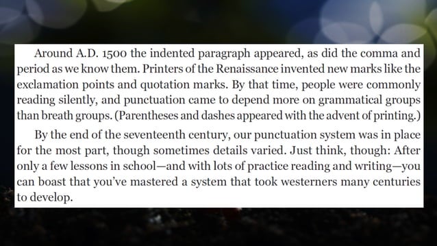 History of punctuation | ODP