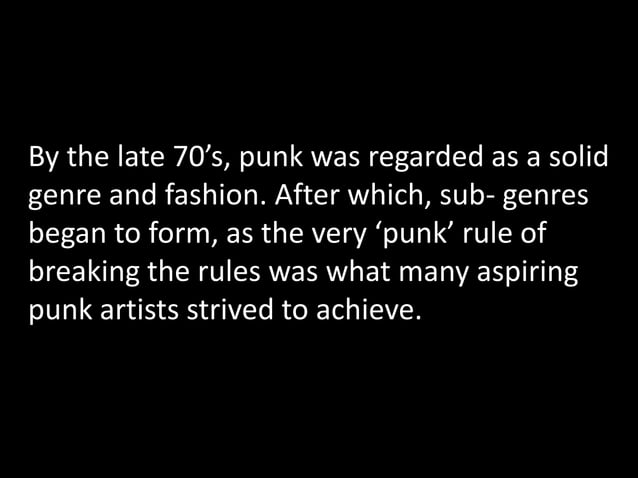History of punk | PPT