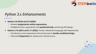 A brief History of Python Programming Language- English | PPTX