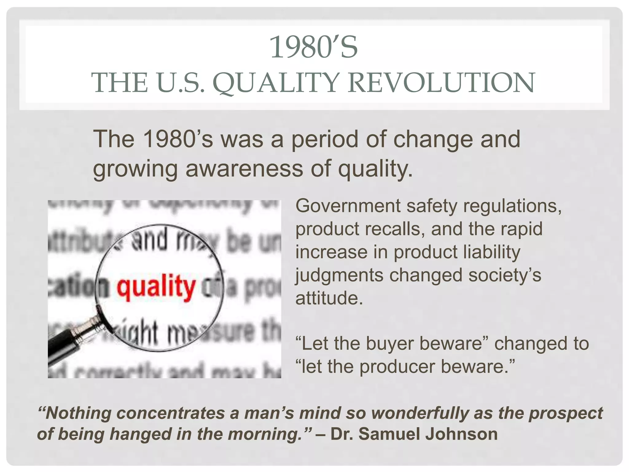 History of Quality Management | PPTX