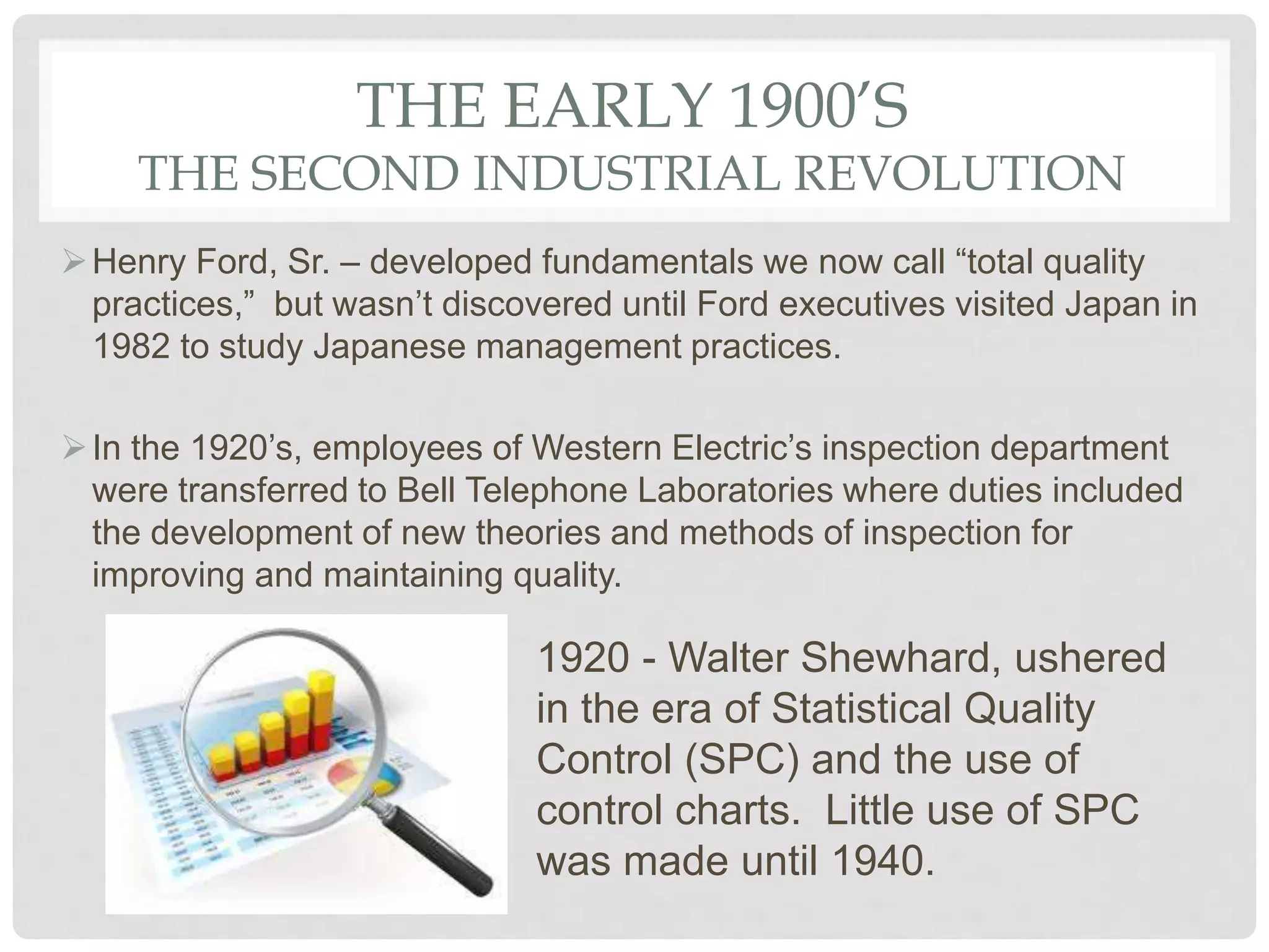 History of Quality Management | PPTX