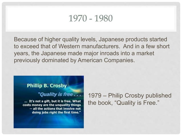 History of Quality Management | PPTX