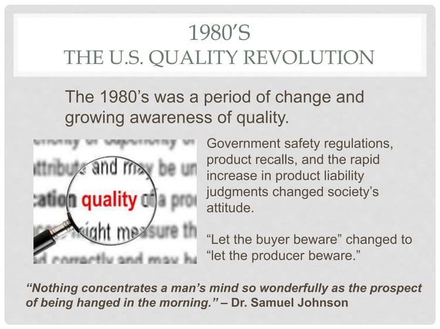 History of Quality Management | PPTX