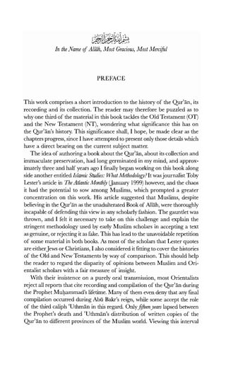 History of Quran Text - A comparative study || Australian Islamic ...