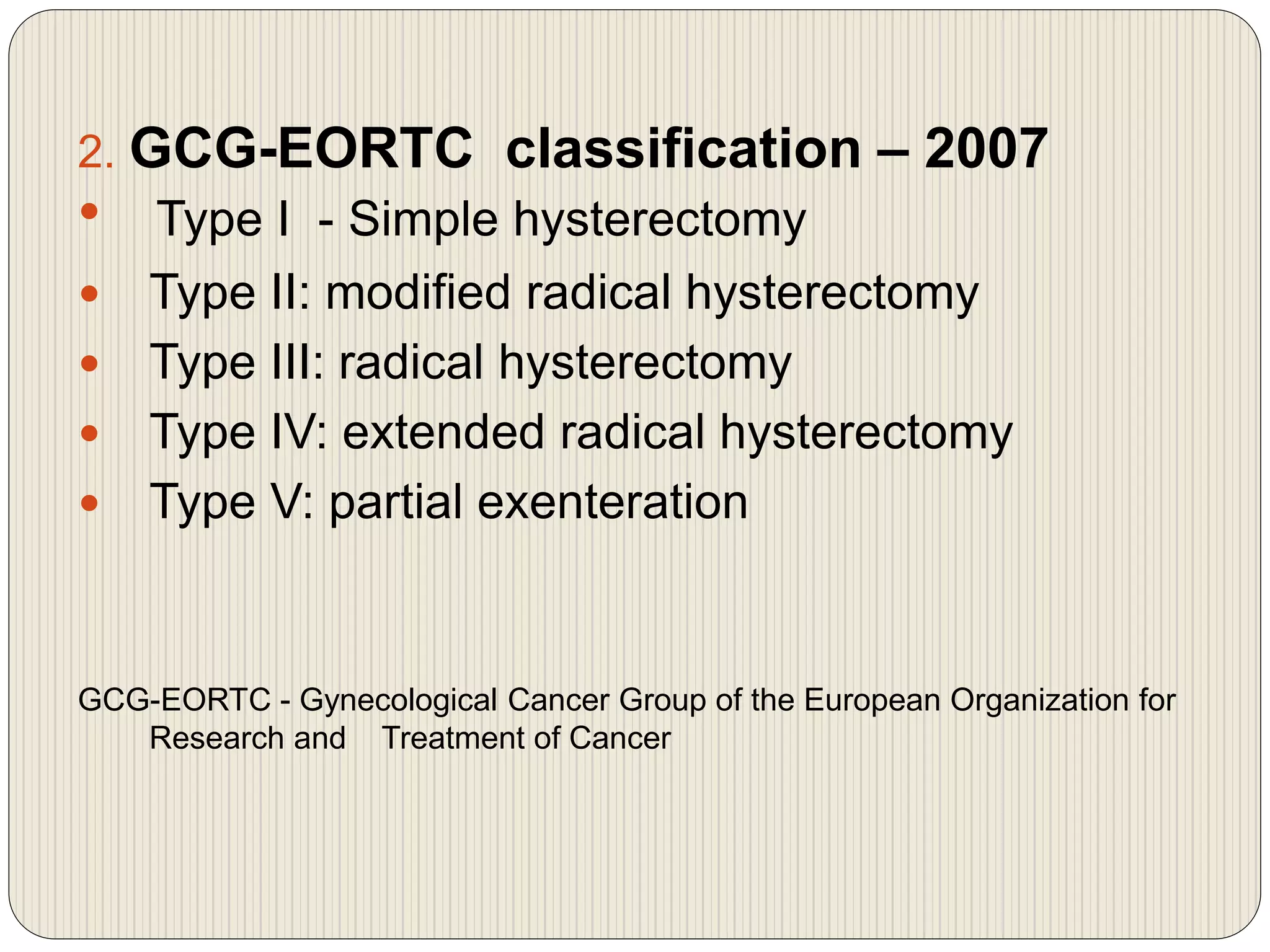 History of radical hysterectomy for cancer cervix | PPTX