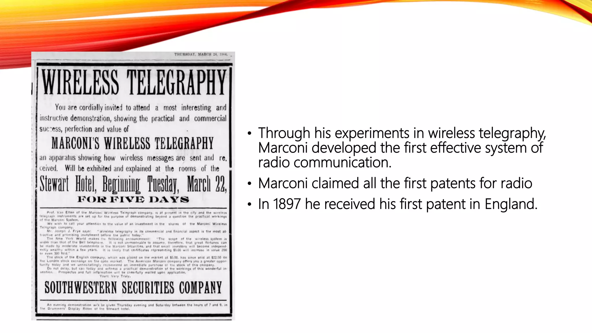 History of radio and its developments | PPTX