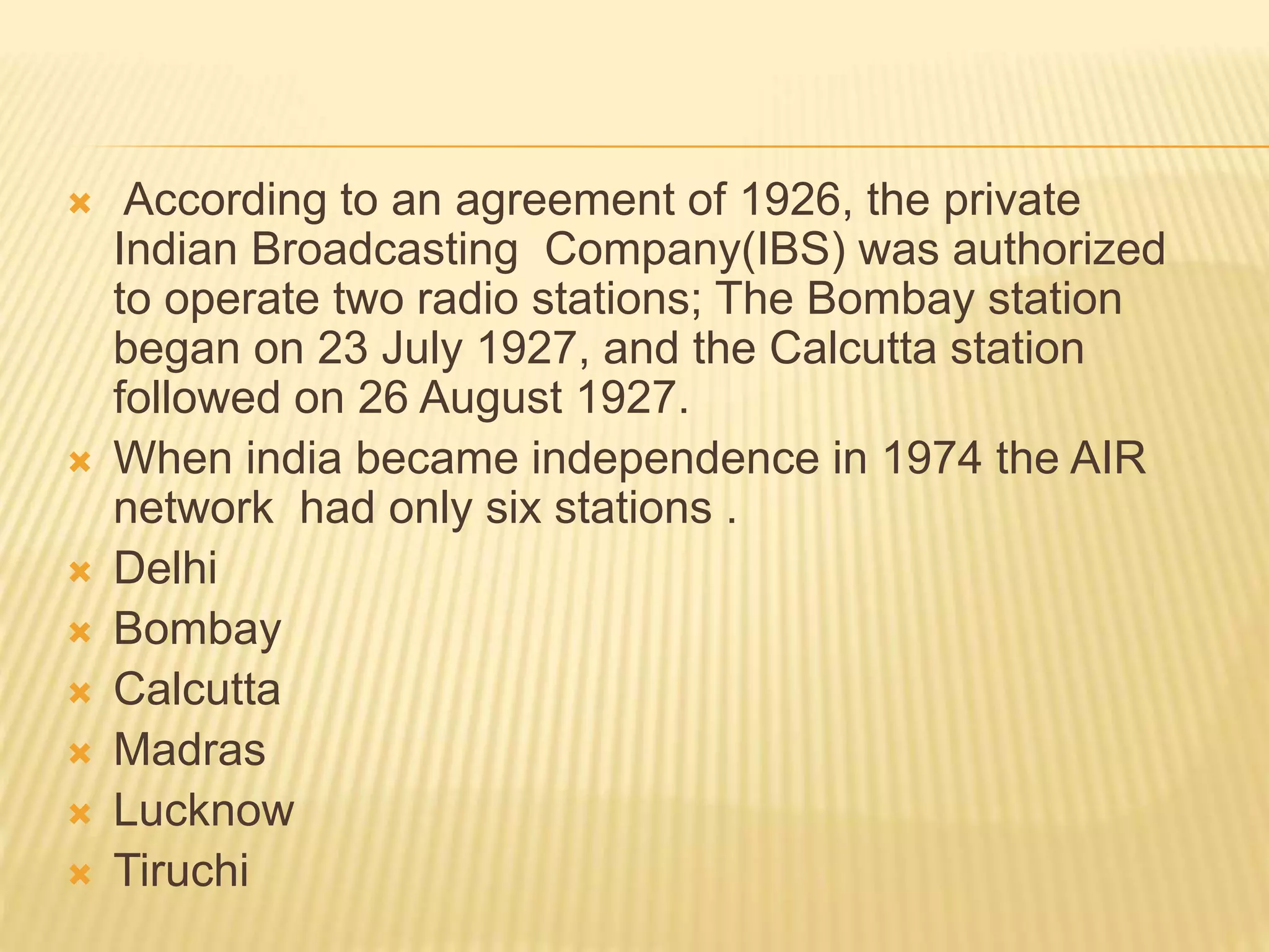 History of radio in India | PPTX
