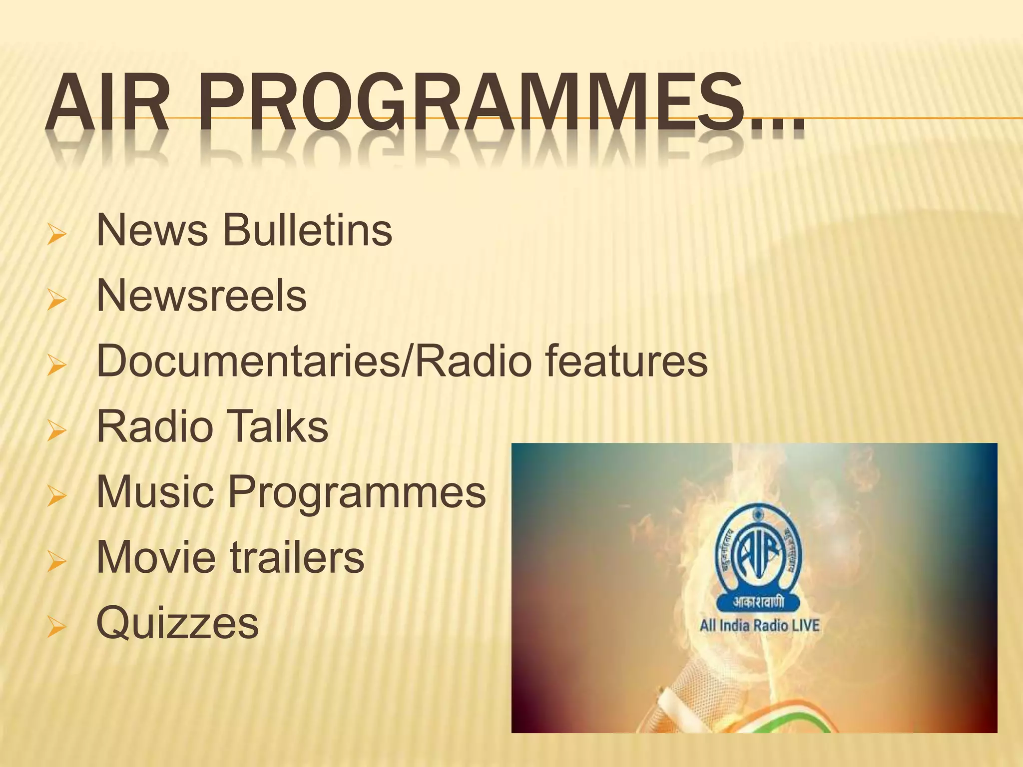 History of radio in India | PPTX