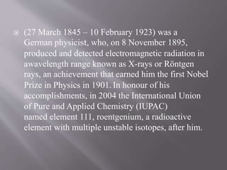History and basic knowledge of radiology.pptx