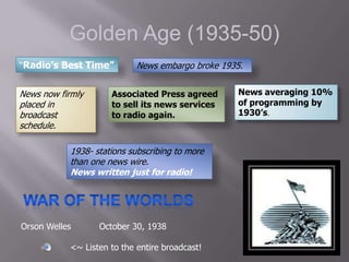 History of radio news | PPTX