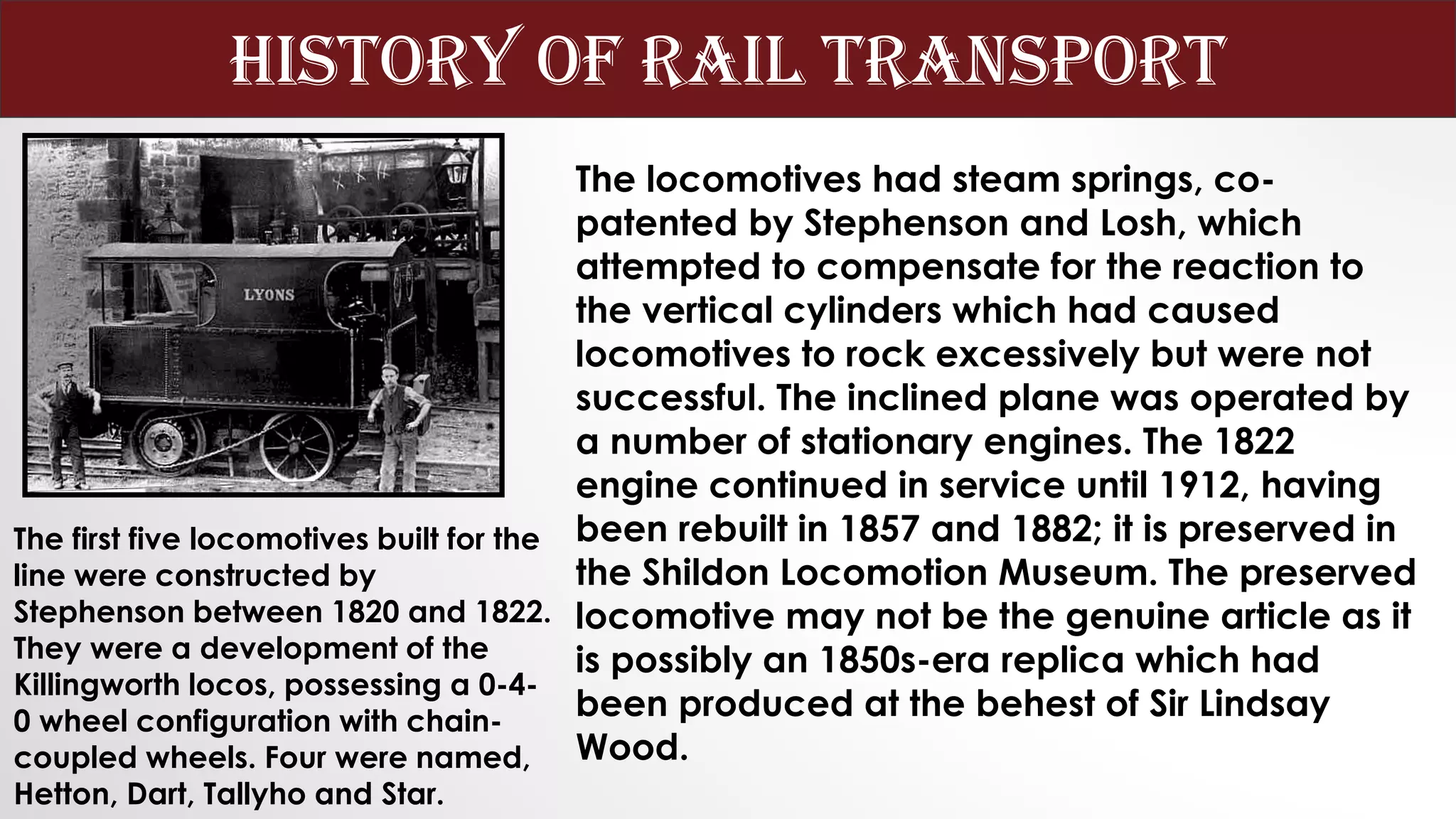 History of Railtransport | PDF