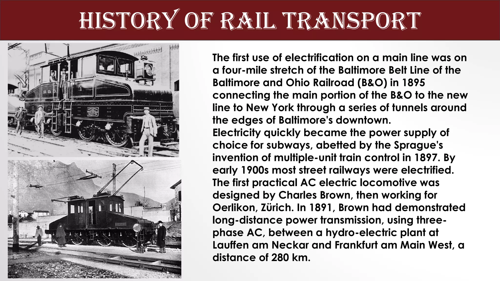 History of Railtransport | PDF