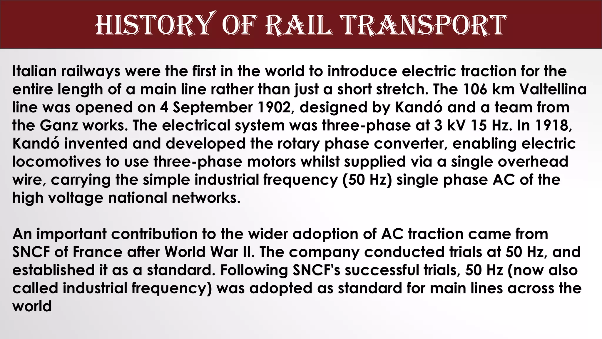 History of Railtransport | PDF